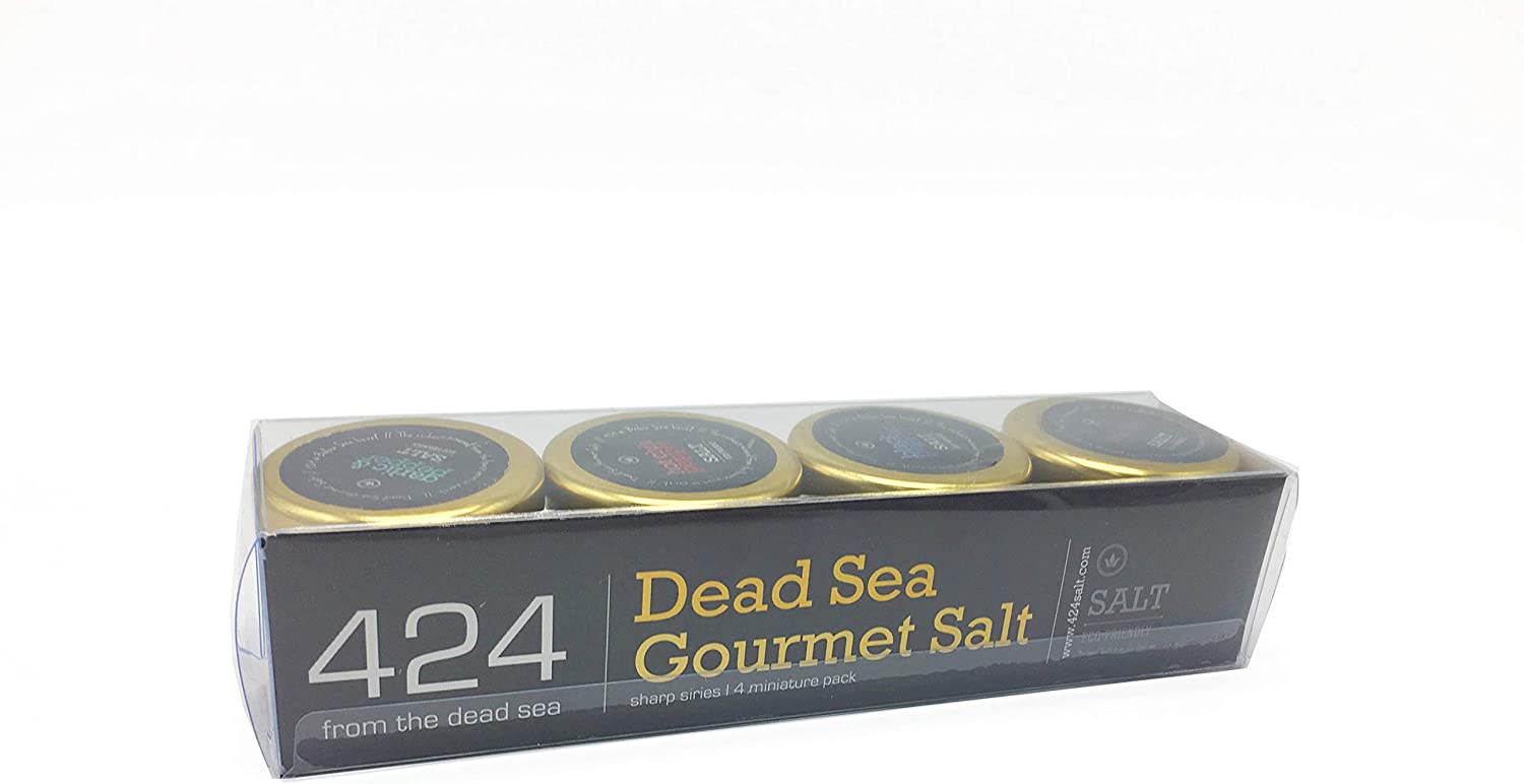 Buy 6 Miniature Gift Pack Gourmet Salt From The Dead Sea 21.3oz / 605g ...