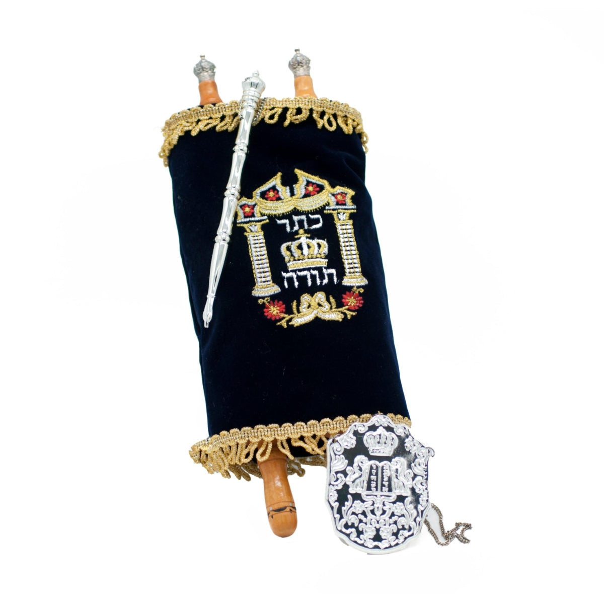 Elegant Hebrew Sefer Torah Scroll Book Jewish Israel Holy Bible ...